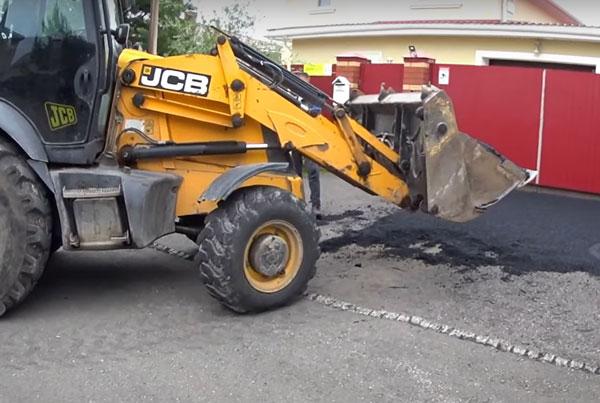 Асфальтування по бетону